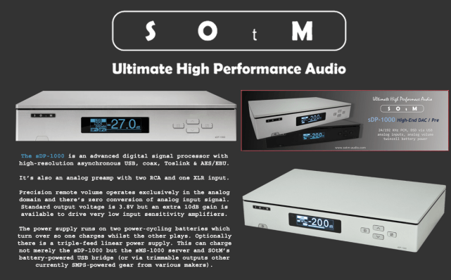 sDP-1000Ex DAC/PreAmp – SOtM USA